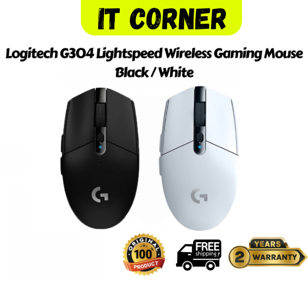 Logitech G304 Lightspeed Wireless Gaming Mouse/HERO Sensor/12000 DPI ...