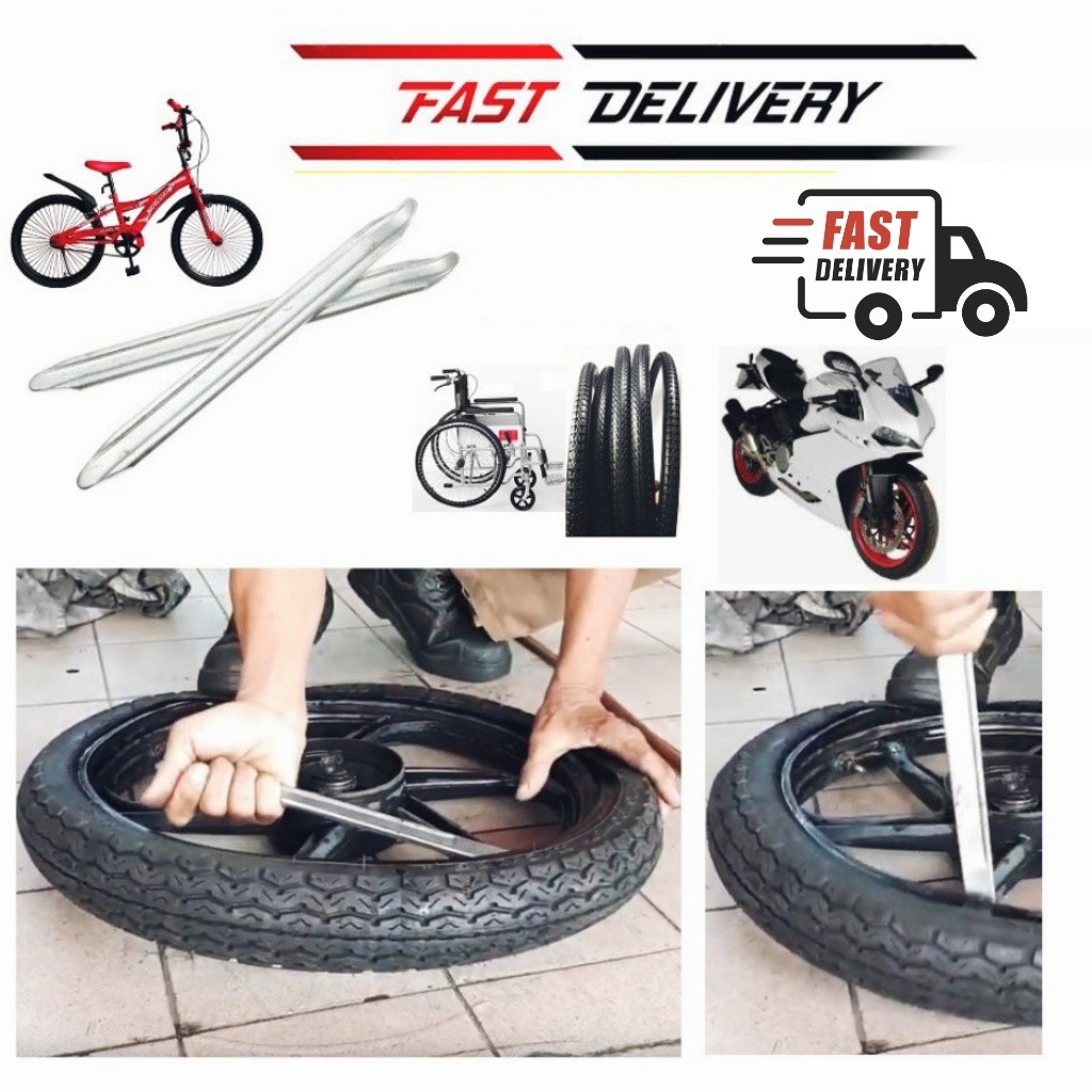 Tyre Spannar Besi Pembuka Buka Tayar Motor, Crowbar Motorsikal Metal ...