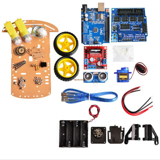 Avoidance tracking Motor Smart Robot Car Chassis Kit Speed Encoder Battery Box UNO R3 For ...