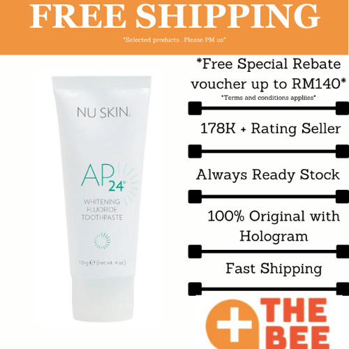 NEW PACKAGING! Nuskin Nu Skin AP24 / AP 24 Whitening Fluorite Toothpaste Anti Plaque 美白牙膏 潔白牙膏 ...