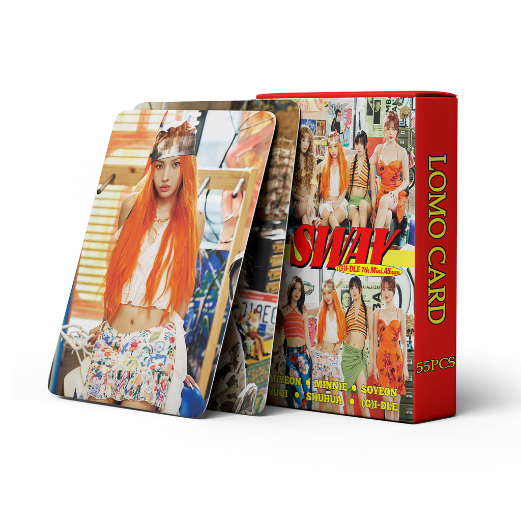 55pcs/box (G)I-DLE I am FREE-TY World Concert Photocards GIDLE Album I ...