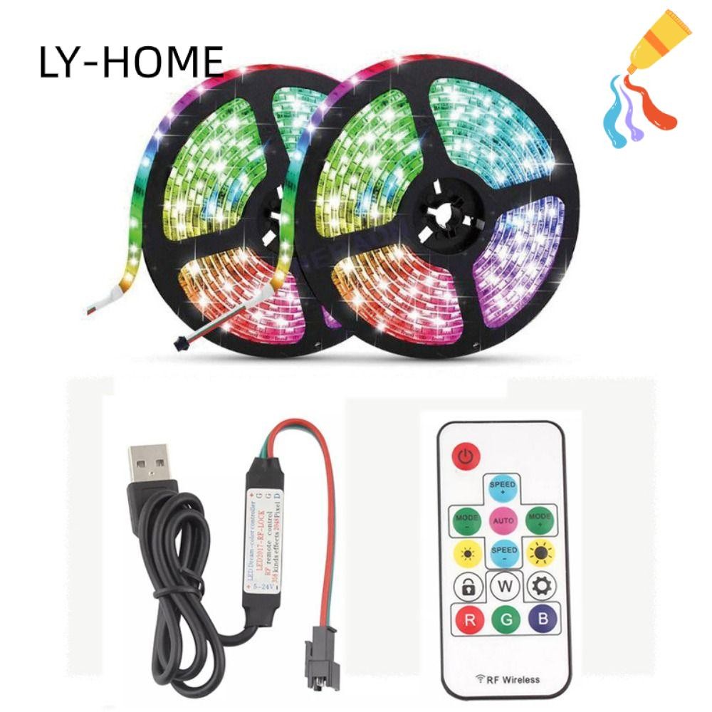 LY-HOME LED Light Dimmer, 3Pin Jack RF Wireless LED Strip Controller ...