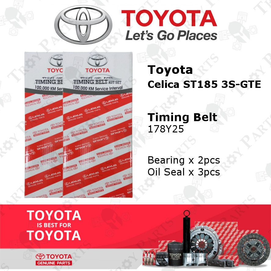 Toyota 100K Timing Belt Kit Set 13568-79045 for Celica ST185 2.0 MR2 ...