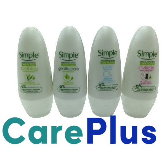SIMPLE ANTI-PERSPIRANT ROLL-ON DEODORANT 50ML (EXP:08/2025) SOOTHING ...