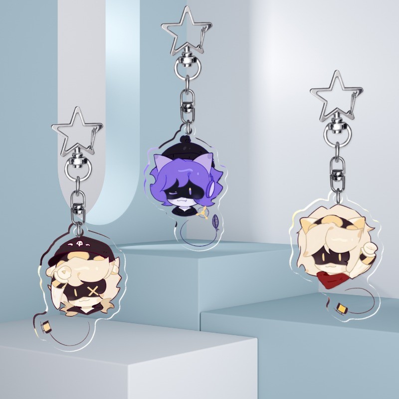 Anime KeyChain Women Murder Drones Key Chain for Men Uzi Doorman Key ...