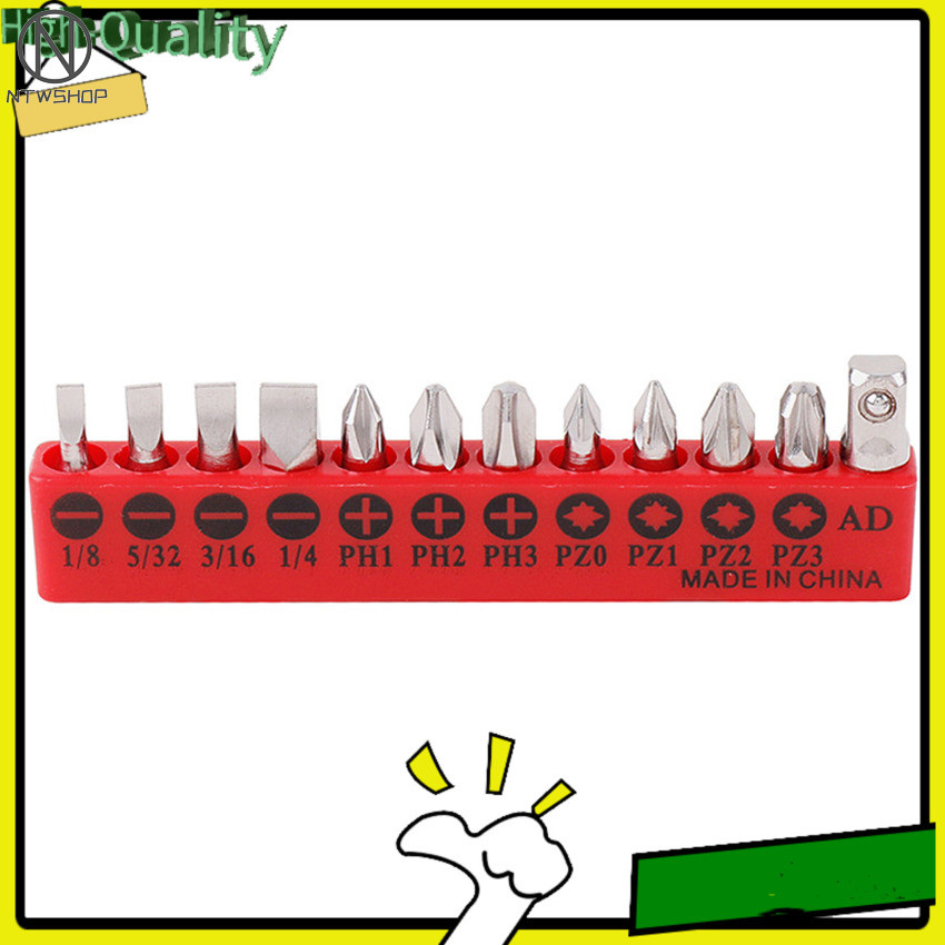Pink Ratchet Screwdriver Bit Set Slotted Phillips Torx Cr-V Steel ...