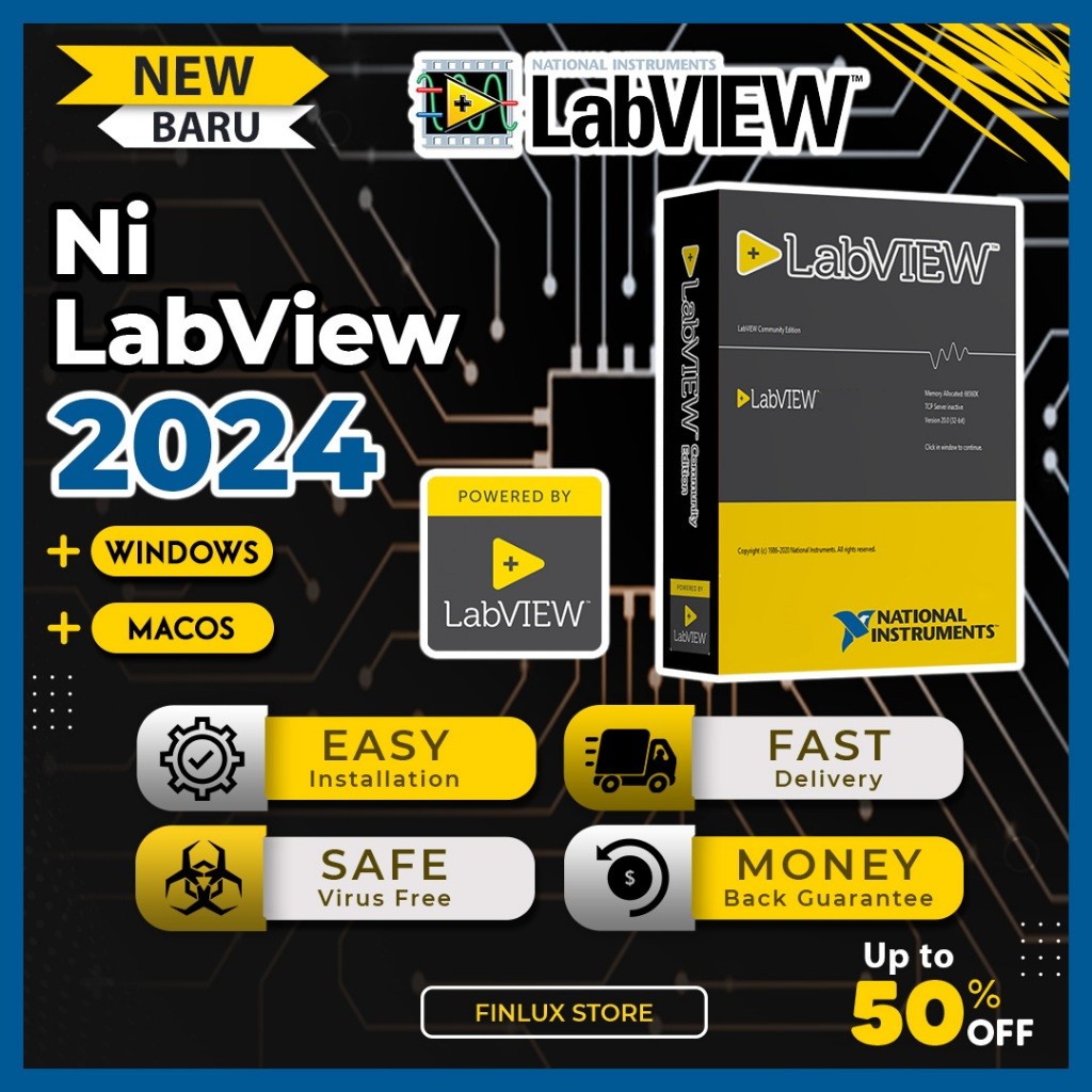 NI LabVIEW 2024 Full Version Lifetime For Win & McOS | Shopee Malaysia