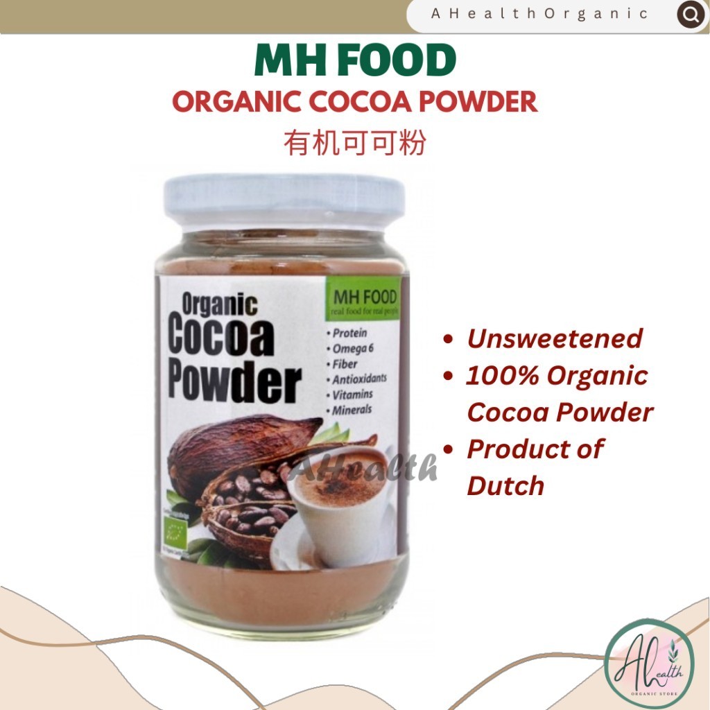 MH Food Organic Cocoa Powder exp6/26 [ no sugar added ]- 140gm | Shopee ...