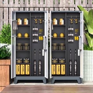 (with lock) Cleaning tool storage cabinet/storage cabinet/outdoor ...