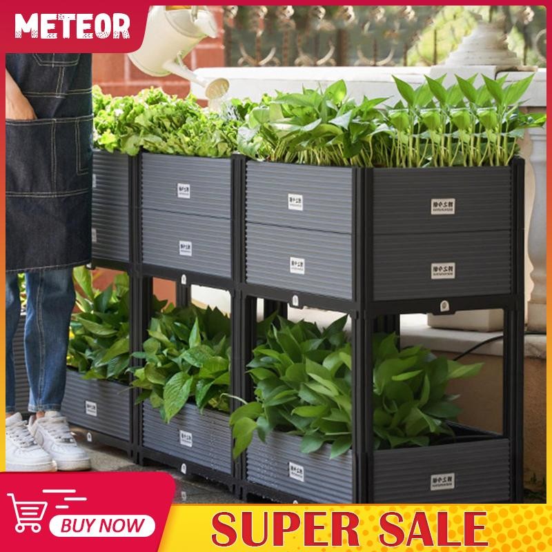 [meteorMY] Raised Planter, Flower Box, Stackable Planter, Raised Garden ...