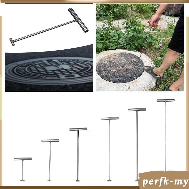 [PerfkMY] Manhole Hook Tool Versatile Lift Manhole Covers Pull Heavy ...