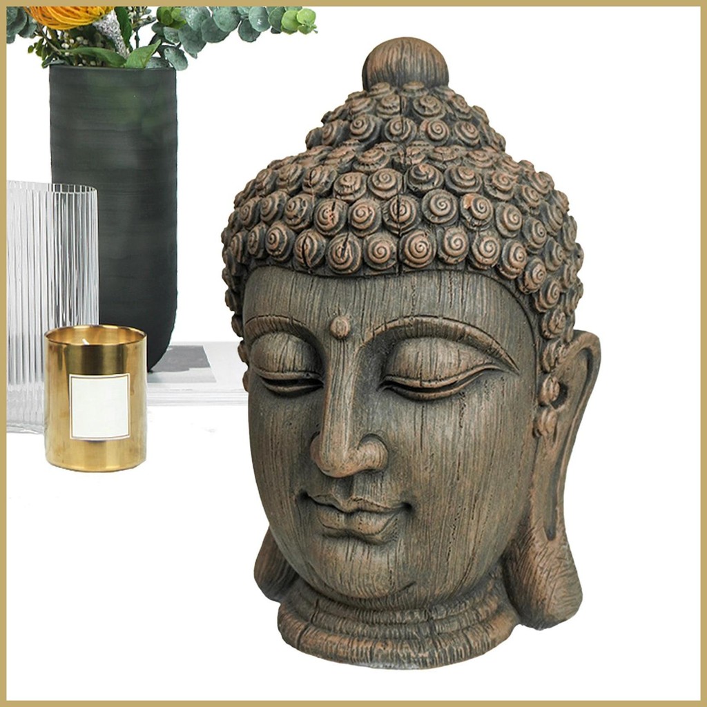 Buddha Statue Indoor Buddha Decor Religious Statue Buddha Heads ...