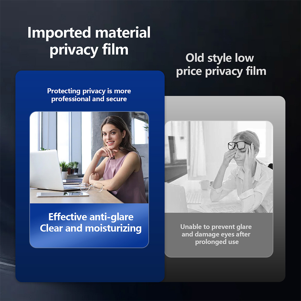 Computer Privacy Screen Protector Anti Blue Light Privacy Screen for ...