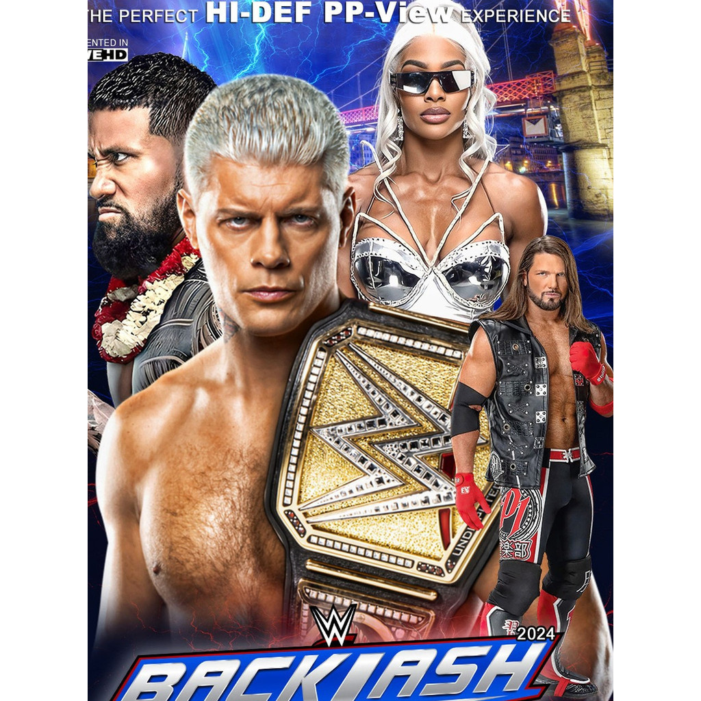 WWE BACKLASH 爆裂震撼 PPV 2024 | Shopee Malaysia