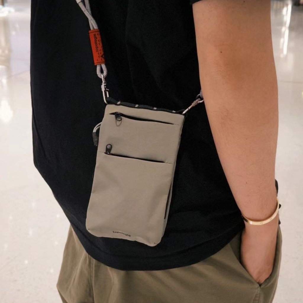 Foldable Close-Fitting Mobile Phone Bag Men's Messenger Bag Street Wear ...