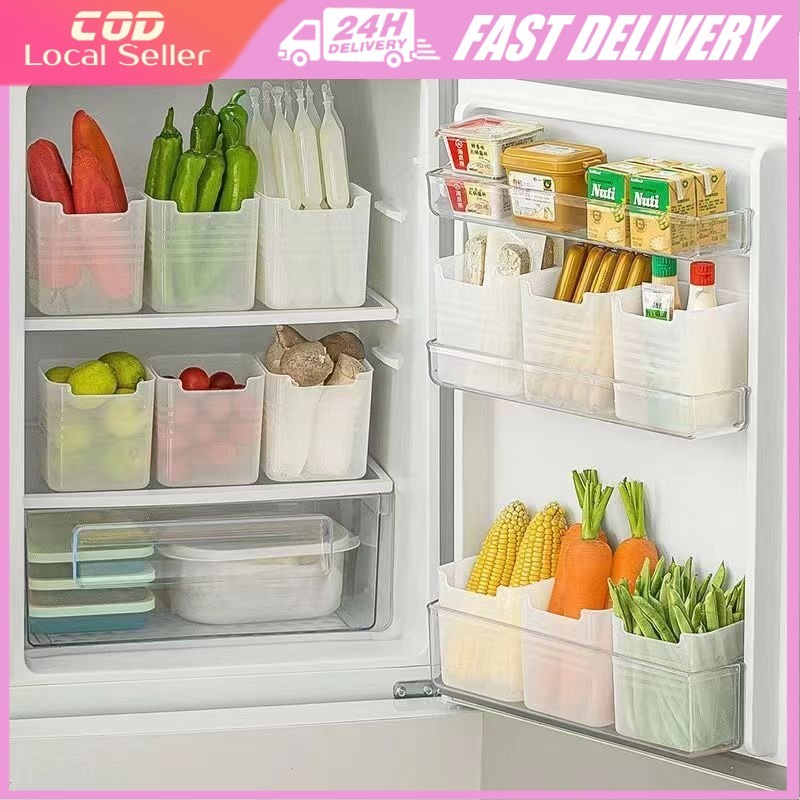 Transparent Refrigerator Side Door Food Storage Boxes Keeping Fresh ...