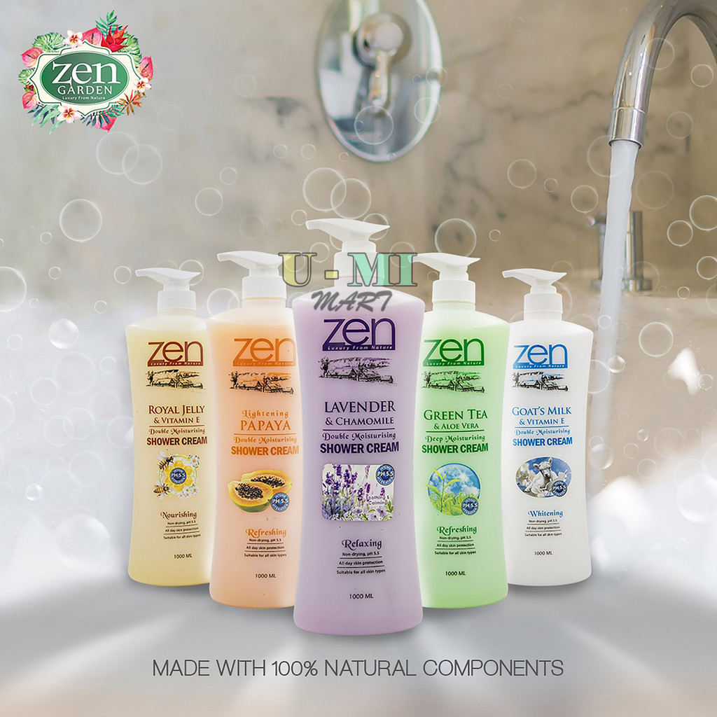 ZEN GARDEN SHOWER CREAM 1000ML | Shopee Malaysia