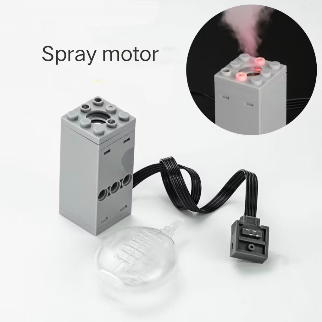 Spray Motor MOC Technic Building Block Simulation Electric Modified ...
