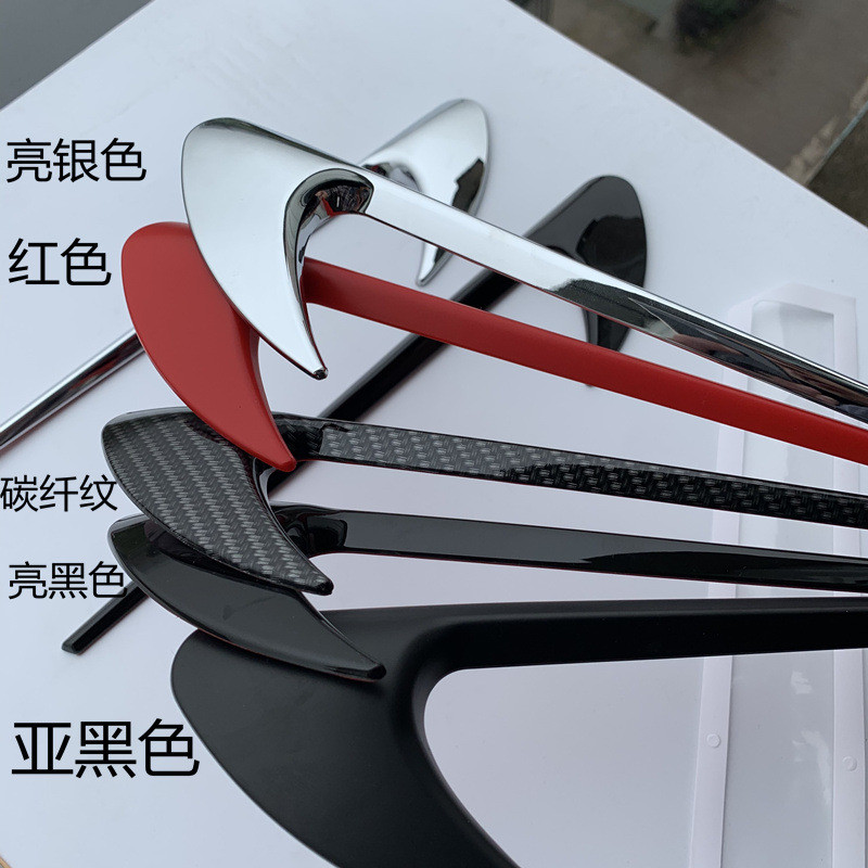 Benz leaf plate side logo V8 C Class E Class E300 modified AMG logoauto ...