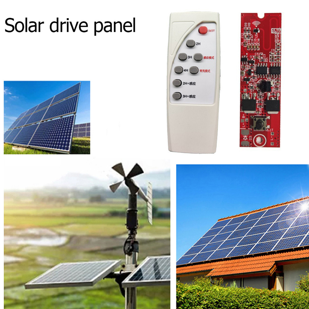 AU 3.2V 3.7V Solar Lamp Control Board Remote Control for Solar Power ...