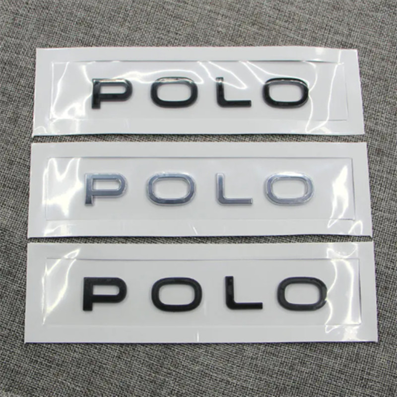 Apply to Polo Boot label Polo Alphabet Rear tail marker ABS plastic ...