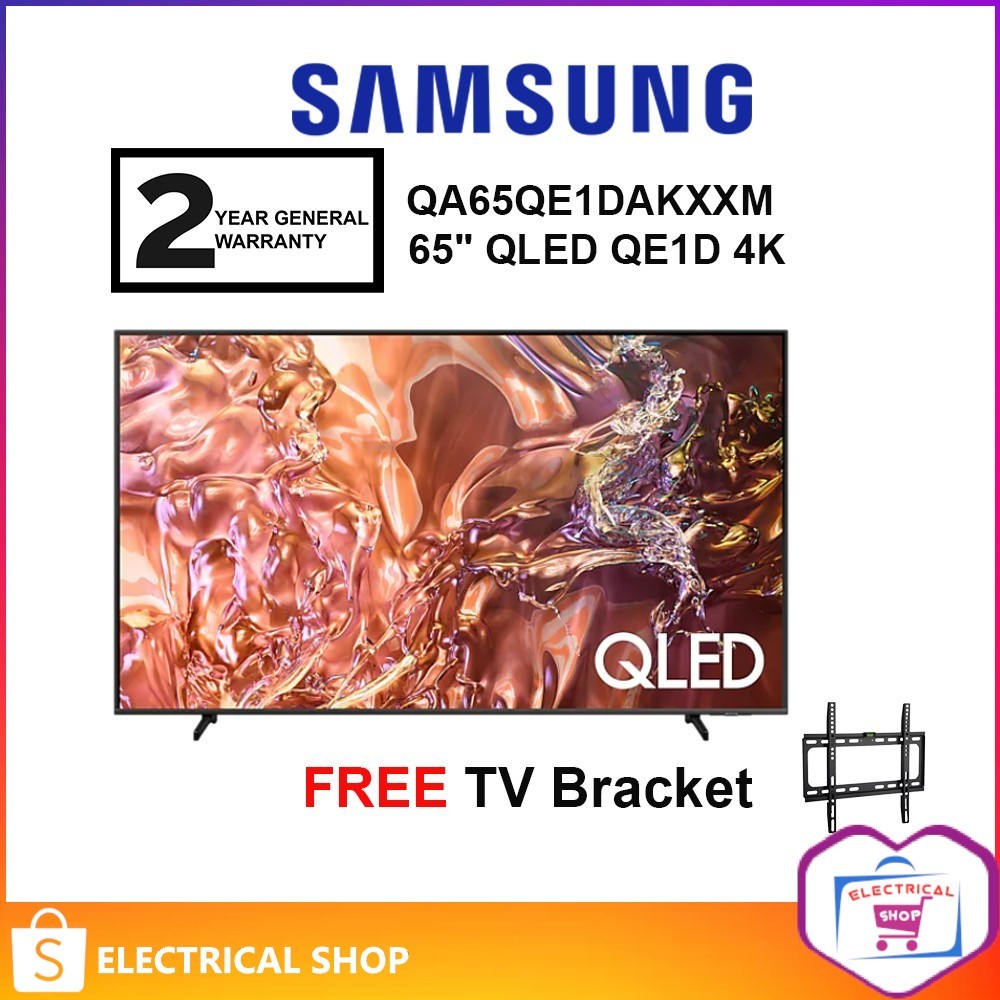 Samsung 65" QLED QE1D QA65QE1DAKXXM 4K Tizen OS Smart TV Television ...