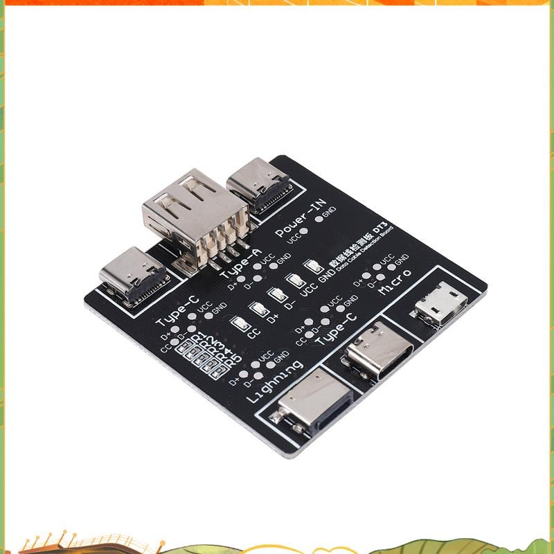 Yehengh Dt3 Data Cable Detection Board Usb Cable Tester For Ios Android Type C Short Circuit On