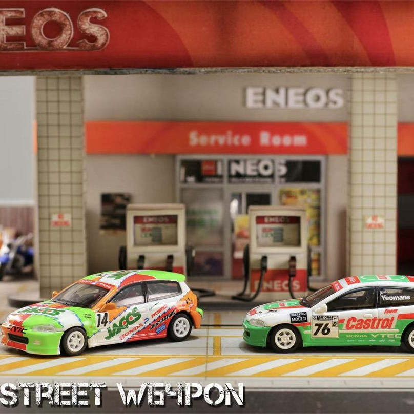 Street Weapon-SW 1: 64 Honda Civic EG6 Track Coating Car Model ...