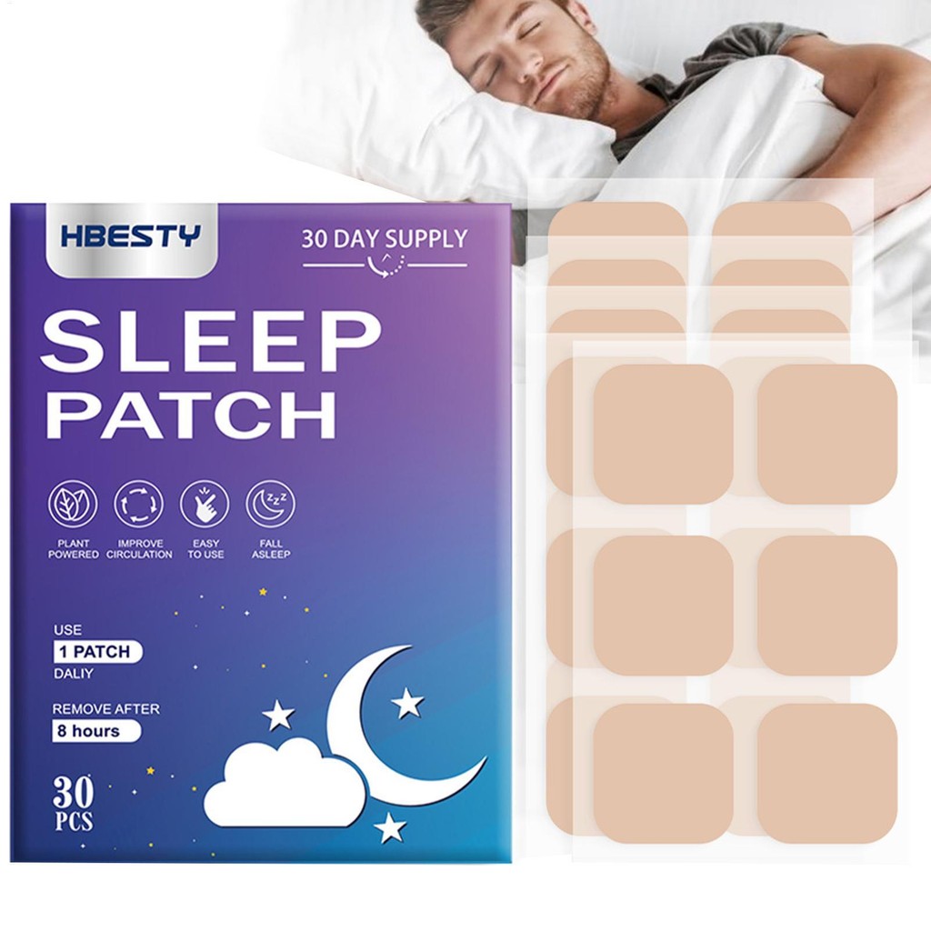 Sleep Stickers For Adults 30 Stickers Sleep Time Patches Fast-Acting ...