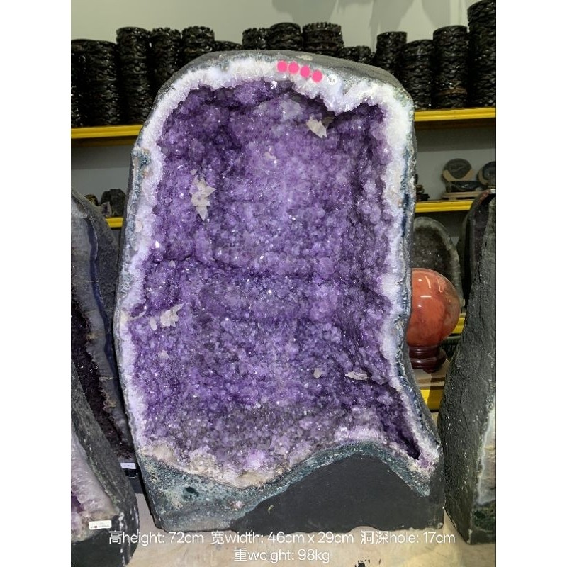 xtra large amethyst geode full of flower purple geode crystal cave ...