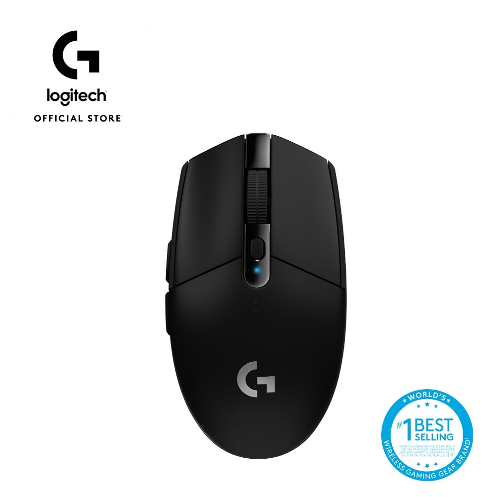 Logitech G304 Lightspeed Wireless Gaming Mouse/HERO Sensor/12000 DPI ...