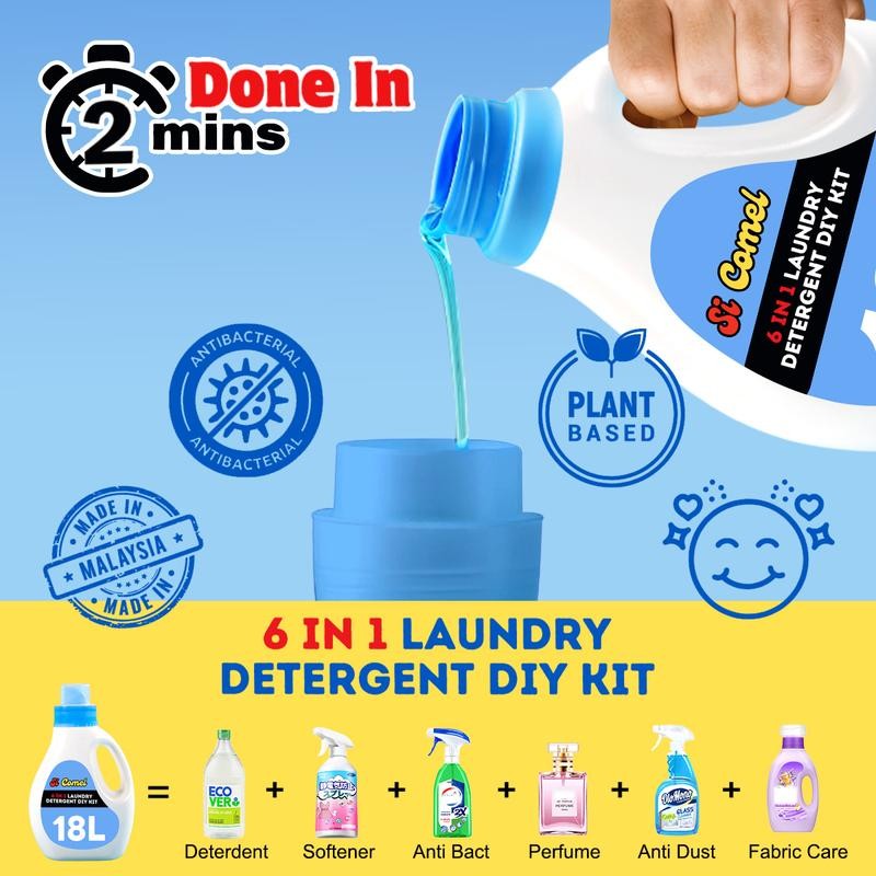 Si cl+ 6 in 1 (17-18Liters) UPGRADE Sabun Dobi Diy Kit/DlY Liquid ...