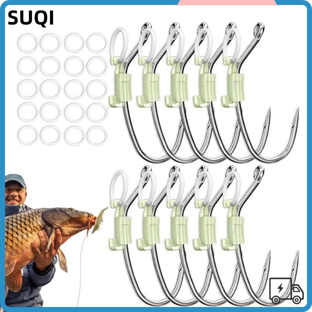 LUCKY-SUQI 5/10/20Pcs Luminous Bait Fixed Holder Set, Anti-entanglement ...