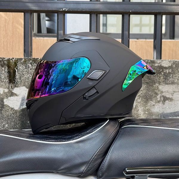 helmet arc helmet mhr Certified National Standard Motorcycle Helmet Men ...