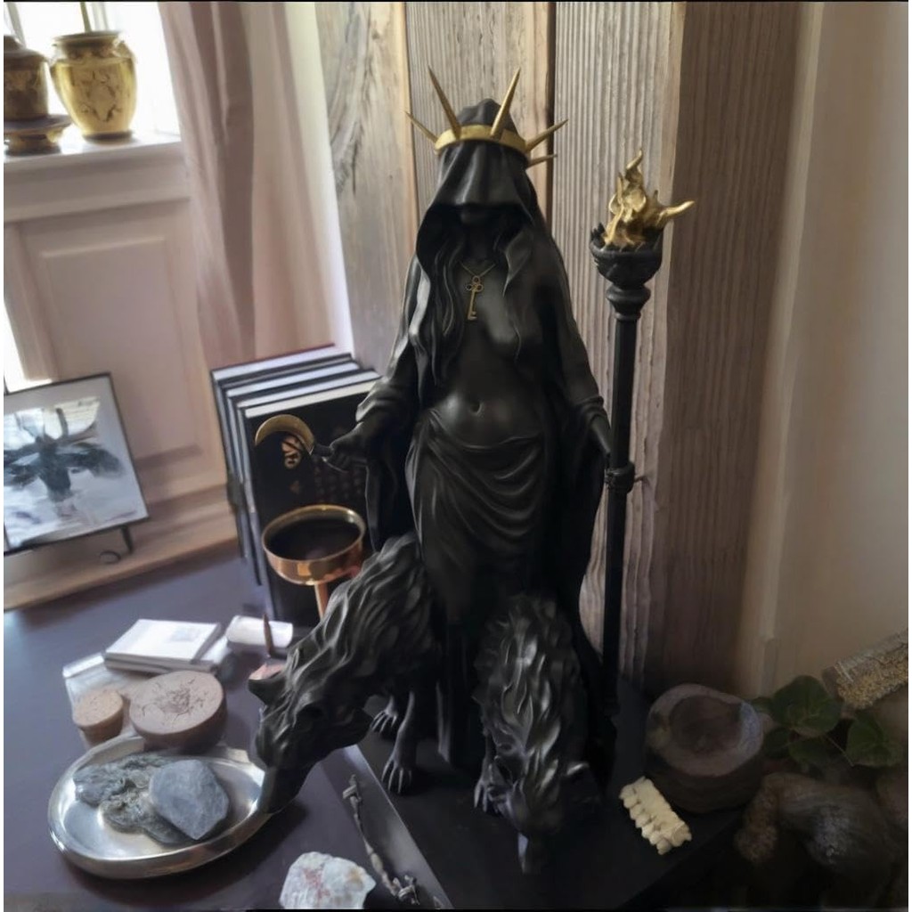 Hekate Niktipolos Statue, The Witch of The Night, Underworld Hekate ...