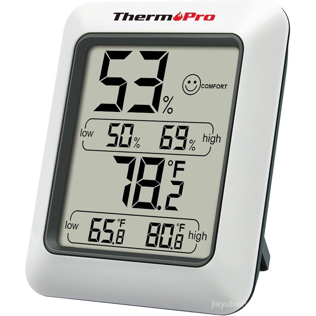 ThermoPro TP50 Digital Hygrometer Termometer Dalaman Bilik Termometer ...