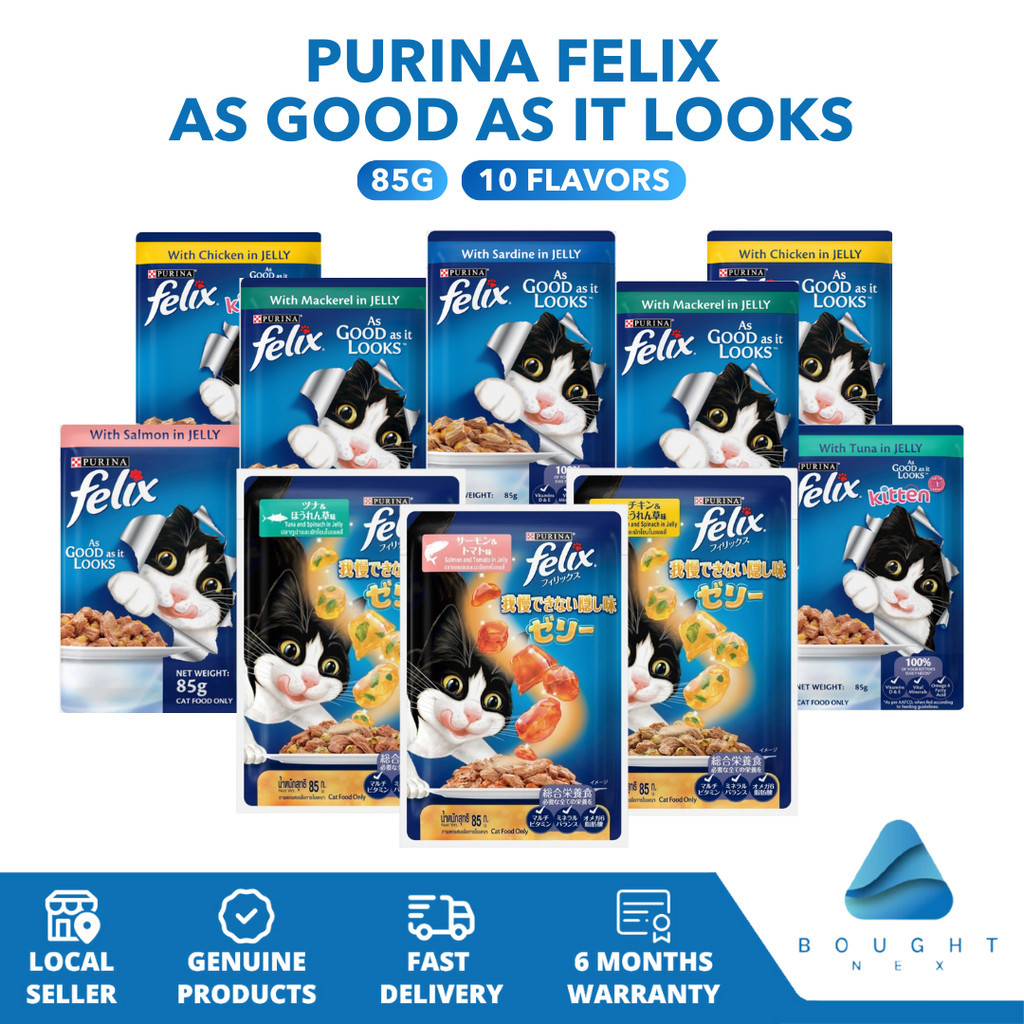 Purina Felix As Good As It Looks 85g Cat Wet Food | Shopee Malaysia