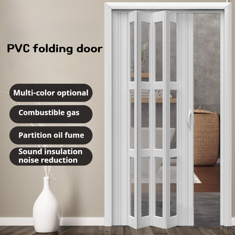Customized PVC Collapsible Door Bathroom Partition Open Kitchen Shop ...