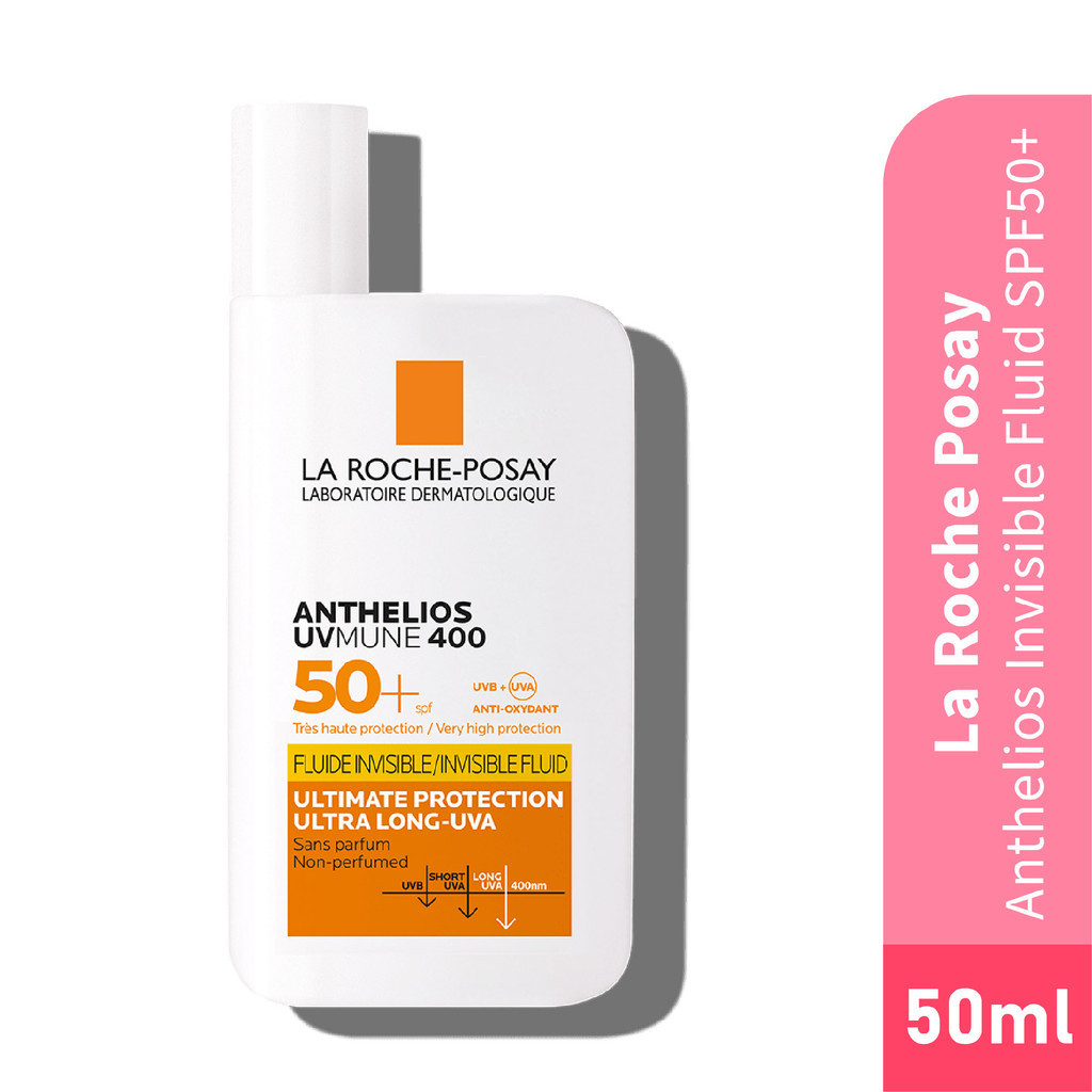 LA ROCHE POSAY Anthelios Invisible Fluid SPF 50+ Sunscreen 50ml ...