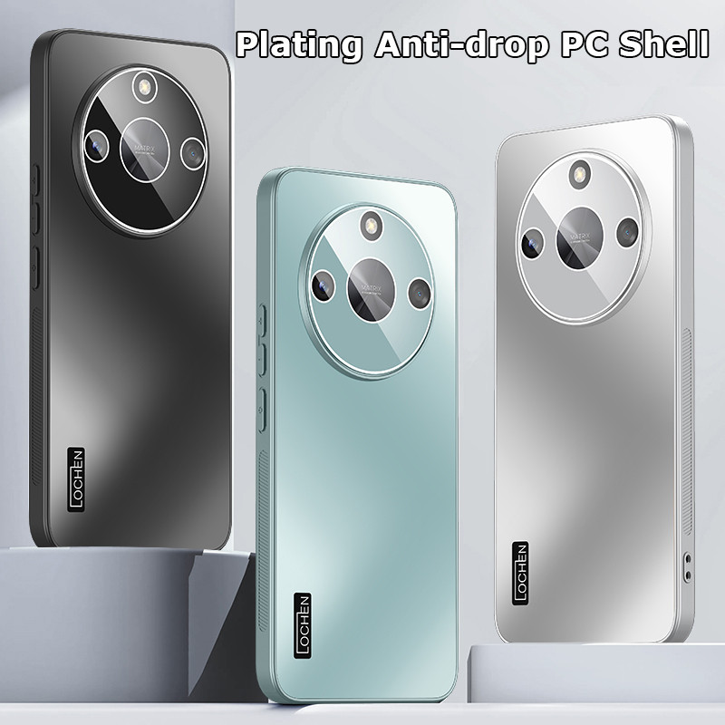 For Honor X60 X50 X40 X60i X9c Smart Pro 5G Dazzle Plating PC Shell Camera Full Cover With Lens ...
