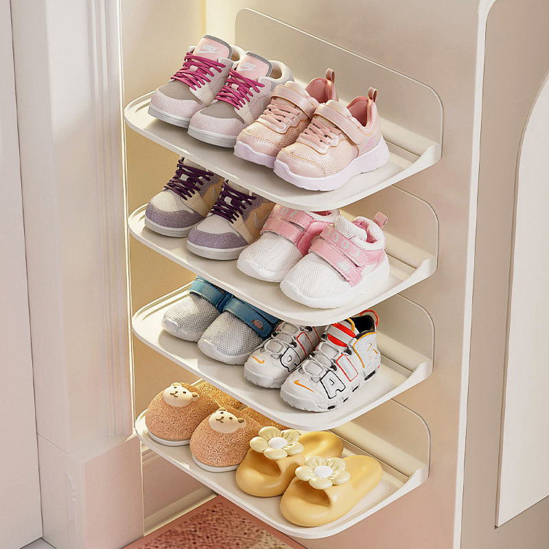 Wall mounted Baby Shoe Rack Entrance Door Shoe Cabinet Rack Shoe Storage Handy Tool Rack Children s Shoe Box Shopee Malaysia