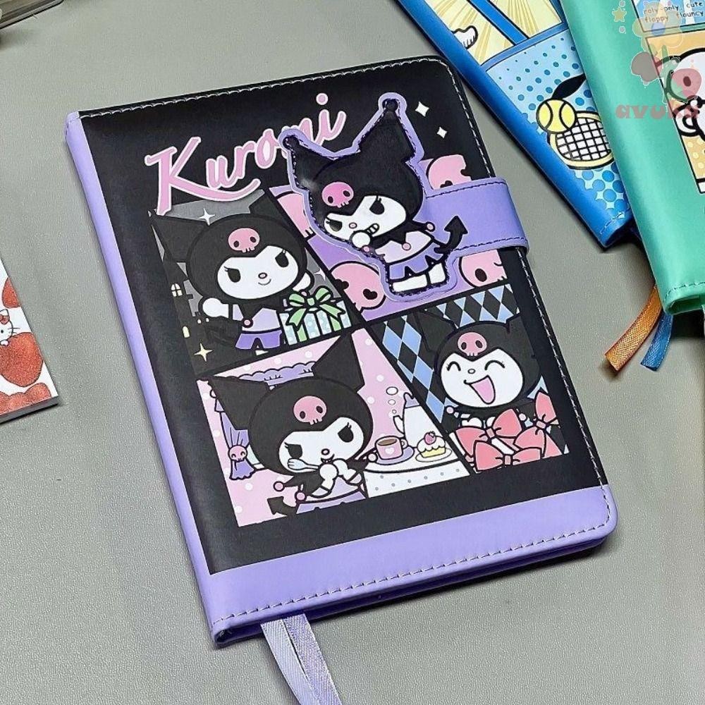 AVUKA B6 Notebook, Cartoon Kuromi Color Page Notepad, Scrapbook My ...
