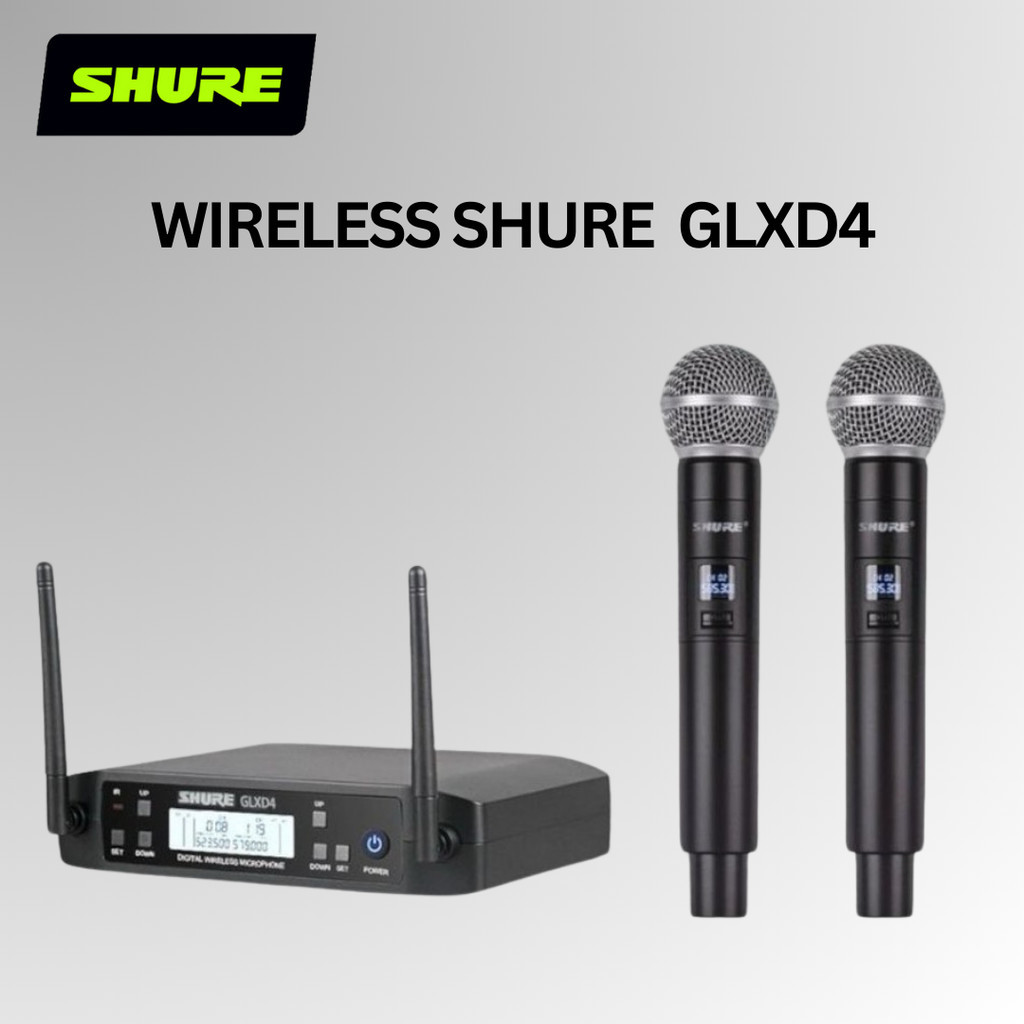SHURE GLXD4 Wireless Microphone Professional UHF System Handheld Mic | Shopee Malaysia