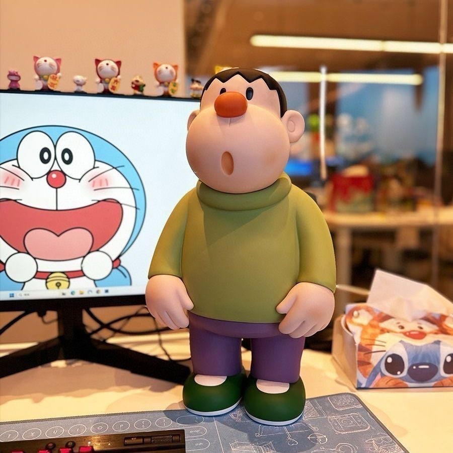 Doraemon Fat Tiger Big G Cartoon Character Home Living Room Desktop ...