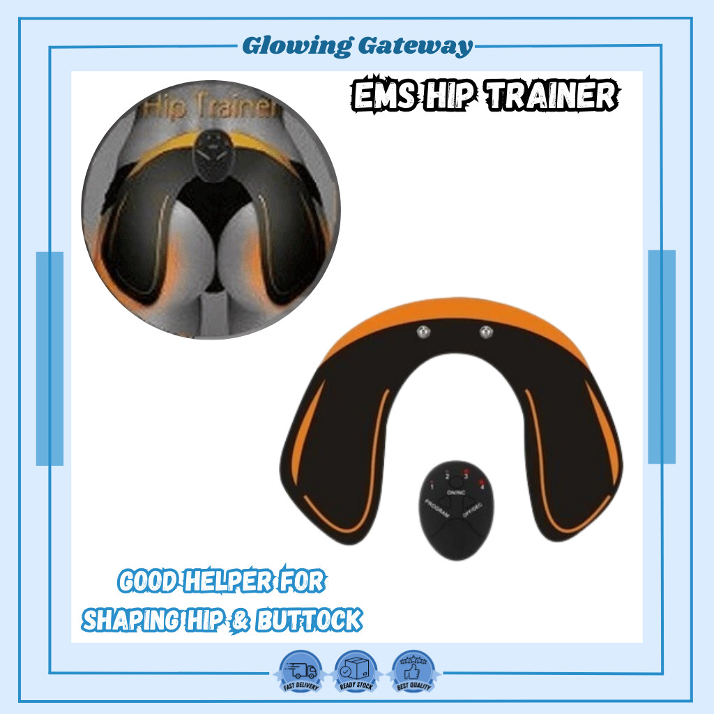 EMS Hip Trainer Training Gear Muscle Trainer Battery Type Muscle Stimulator Buttock Lifting 训练器 ...