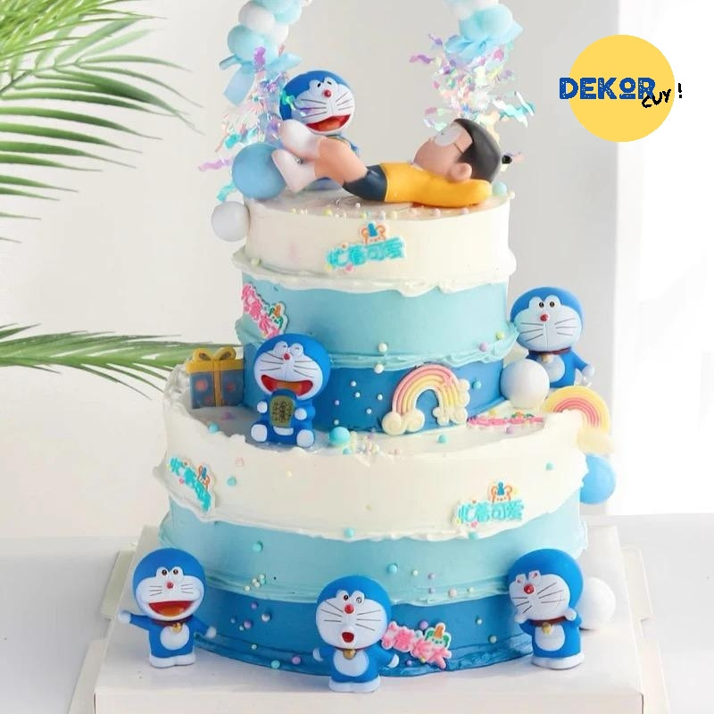 Doraemon FIGURE/acrylic birthday cake topper/acrylic birthday cake ...