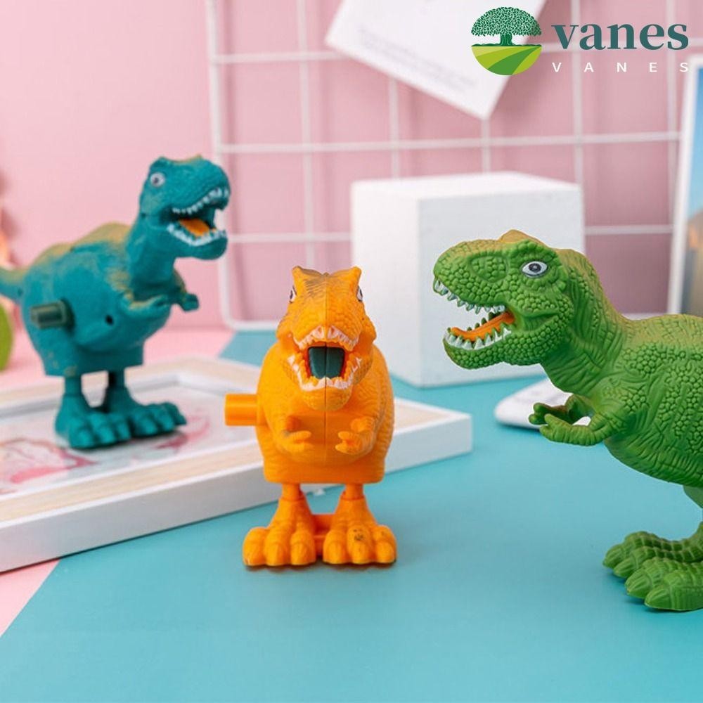 VANES Dinosaur Wind Up Jumping Toy, Tyrannosaurus Cute Clockwork Spring ...