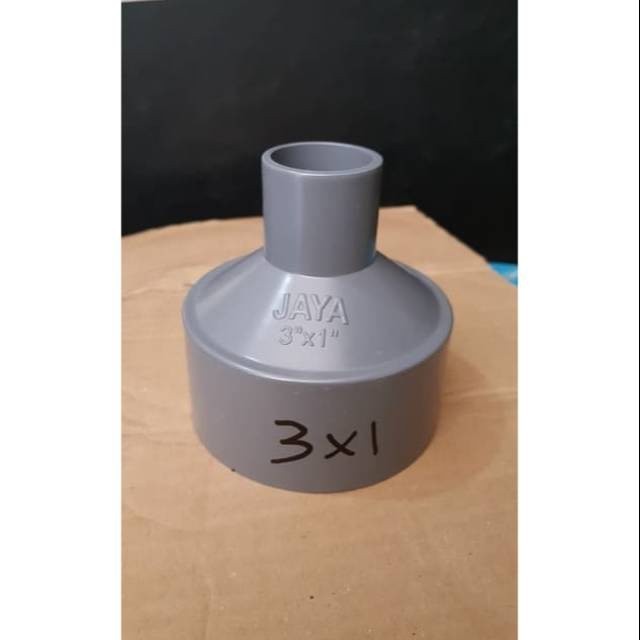 Pvc Reducer 3" x 1"/ Reducer socket/ vlok sok/ flok sock/ verlop sok ...