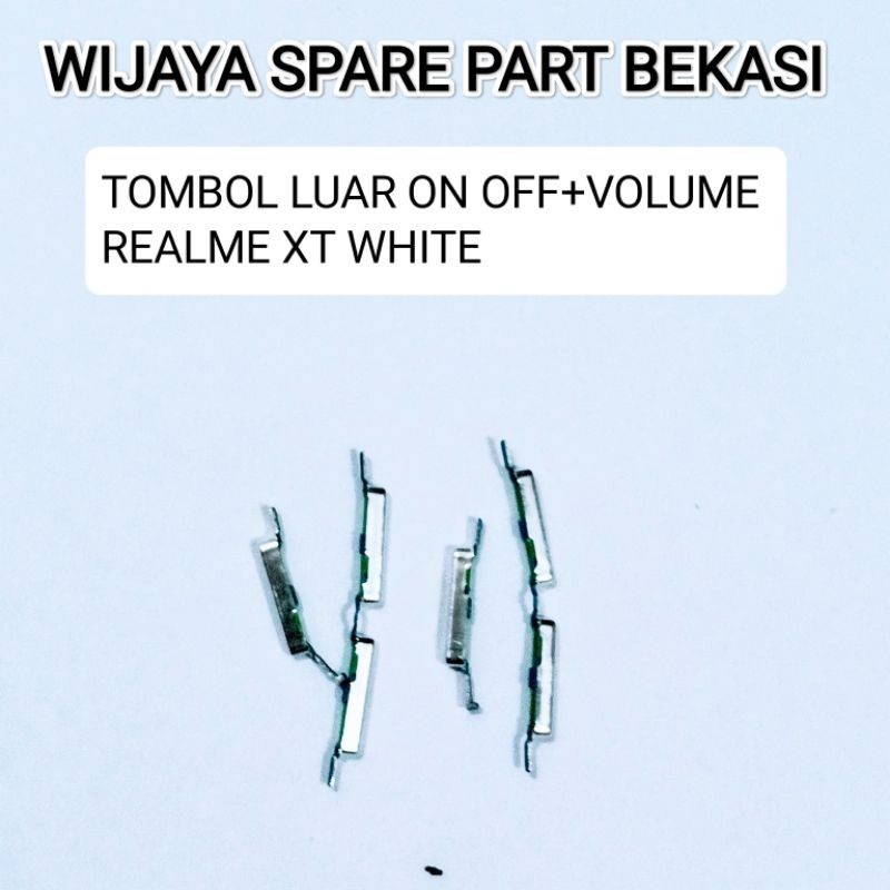 TOMBOL Outer Button ON OFF+ VOLUME REALME XT (WHITE) | Shopee Malaysia
