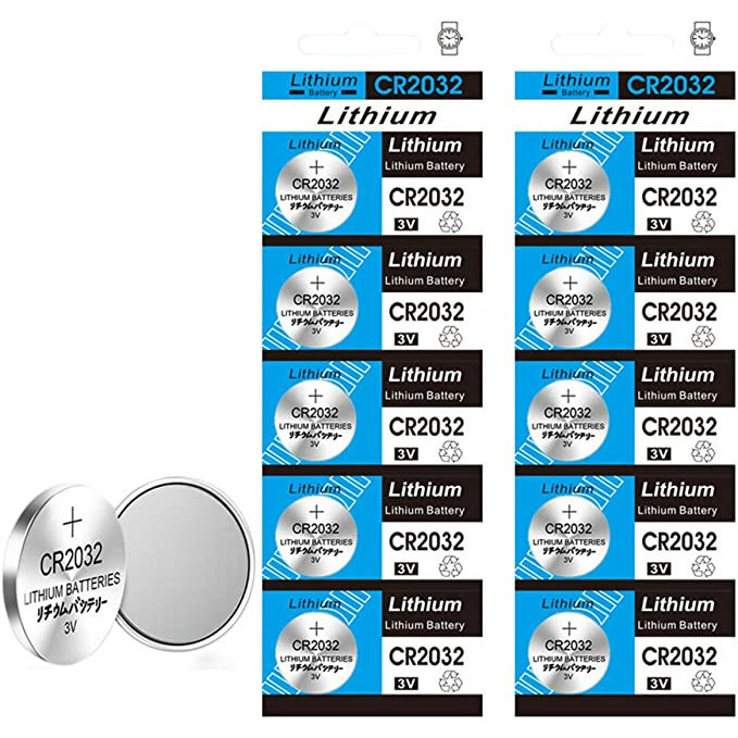 CR2032 Battery 3 Volt Coin & Button Cell Long-Lasting & High Capacity ...